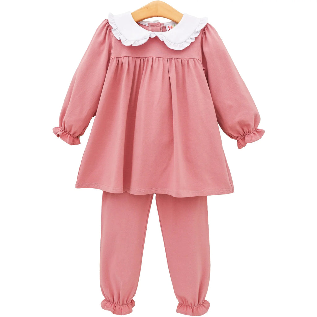 Catherine Bloomer Pant Set - Dusty Rose – Livi Littles